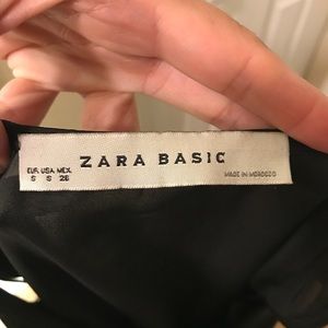 Zara | Dresses | Zara Basic Classic Black Dress | Poshmark
